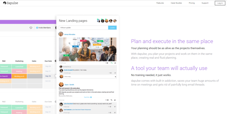Give yourself a new pulse! Plan and execute in the same place, try ...